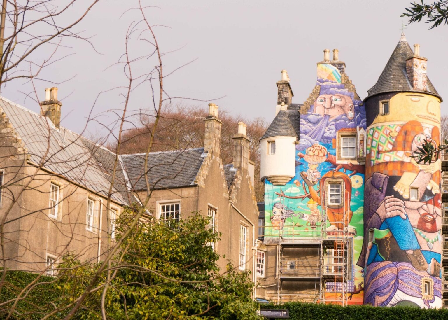 Explore Scotland's Coolest Graffiti Castle In The World